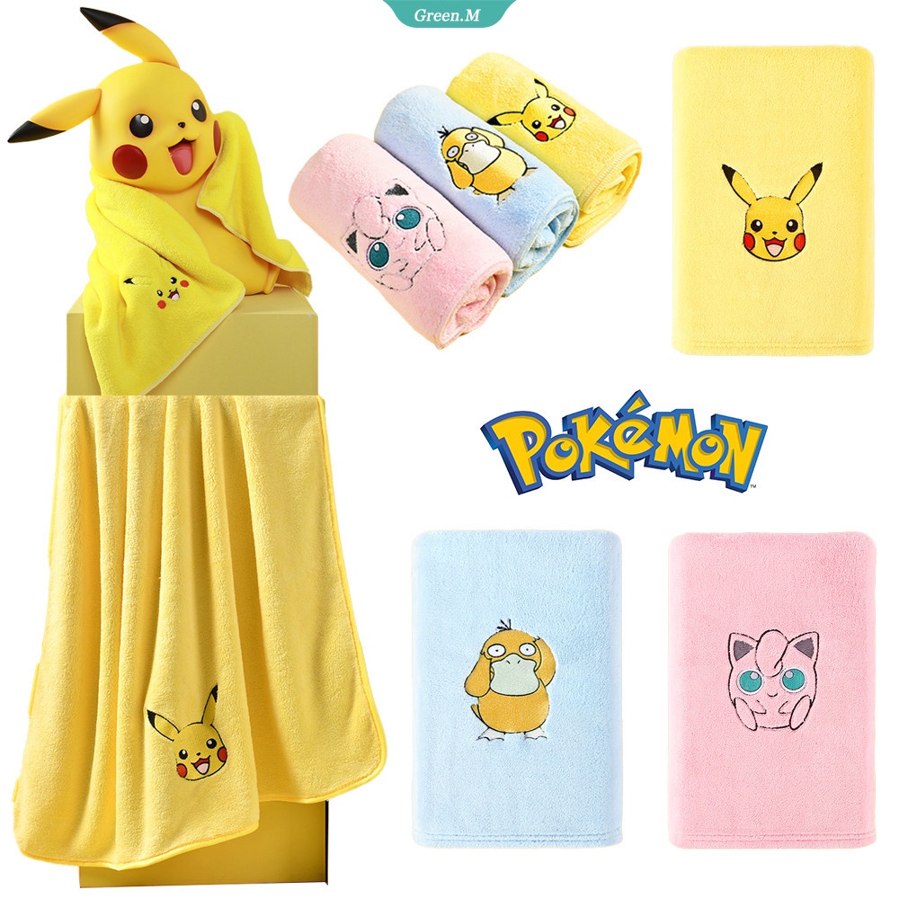 Pokemon Plush Pikachu Anime Plush Couple Kawaii Face Towel [GM ...