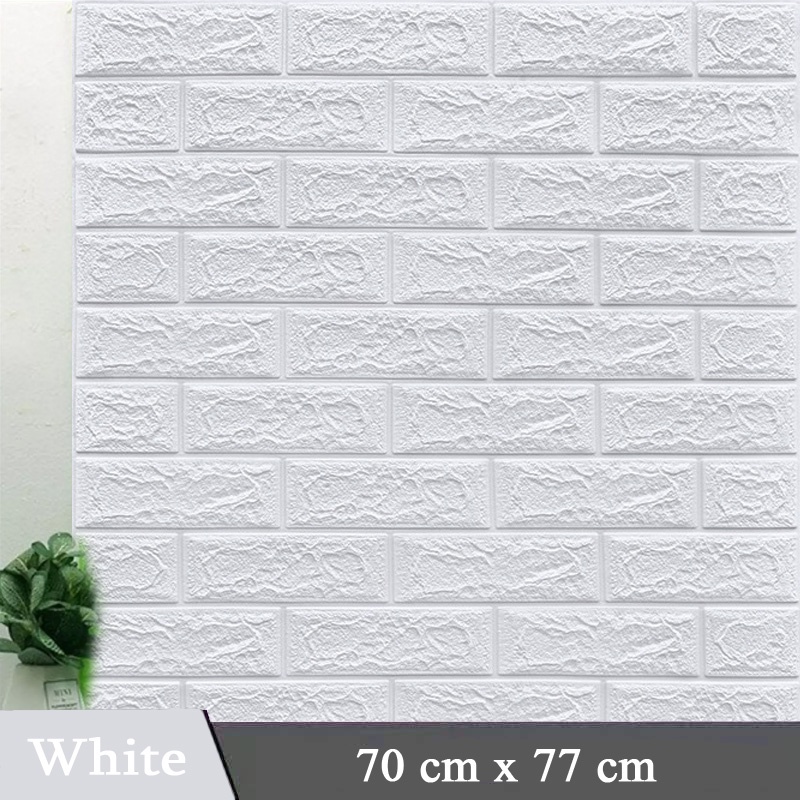 LUCKIN MART 3D Wall Stickers Home Decor Wallpaper DIY Wall Decor Foam ...