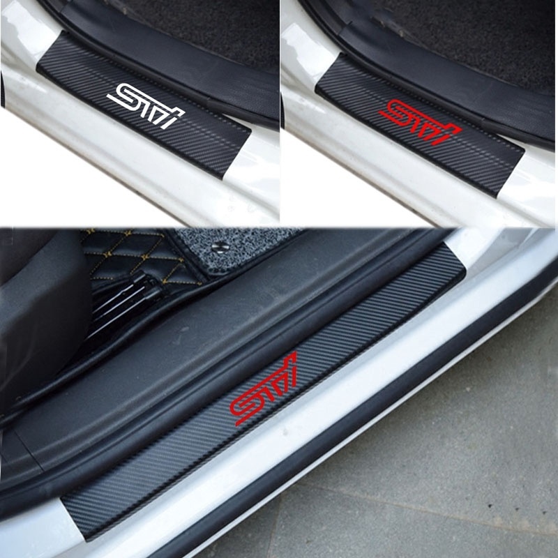 4Pcs For SUBARU LEGACY Forester Outback Rally WRX XV Impreza Carbon ...