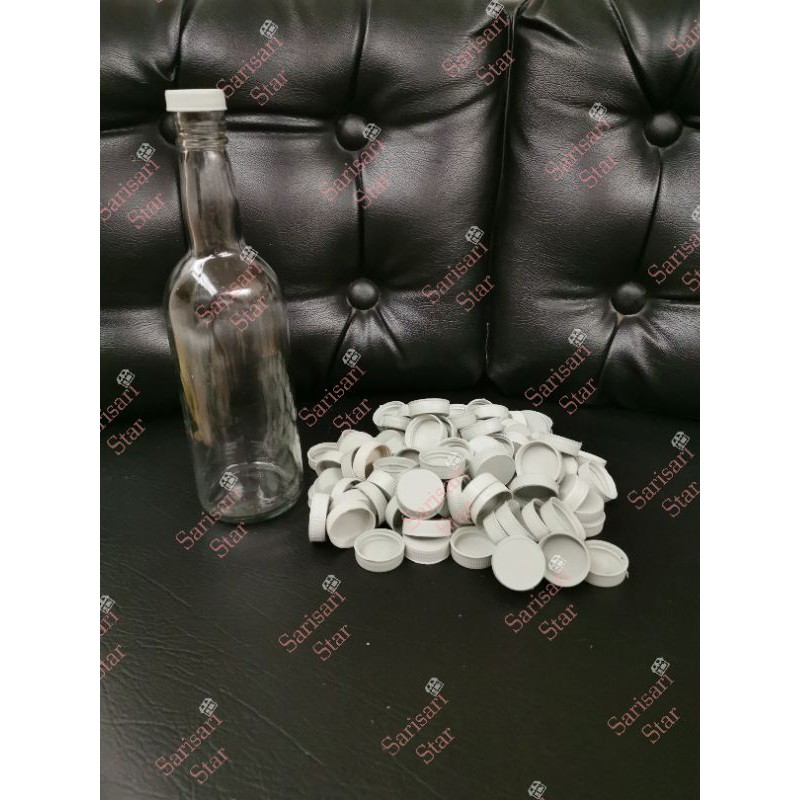 100 pcs Dirty White Tanduay Longneck/ Tanduay Lapad/ Empi 750ml and 1L/ GSM 700ml Bottle Caps ...