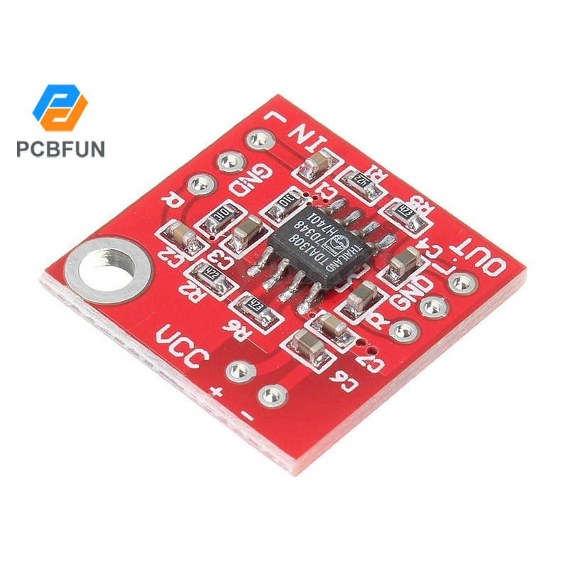 Pcbfun New Tda1308 Dc 3-6V Stereo Headphone Amplifier Module Board ...