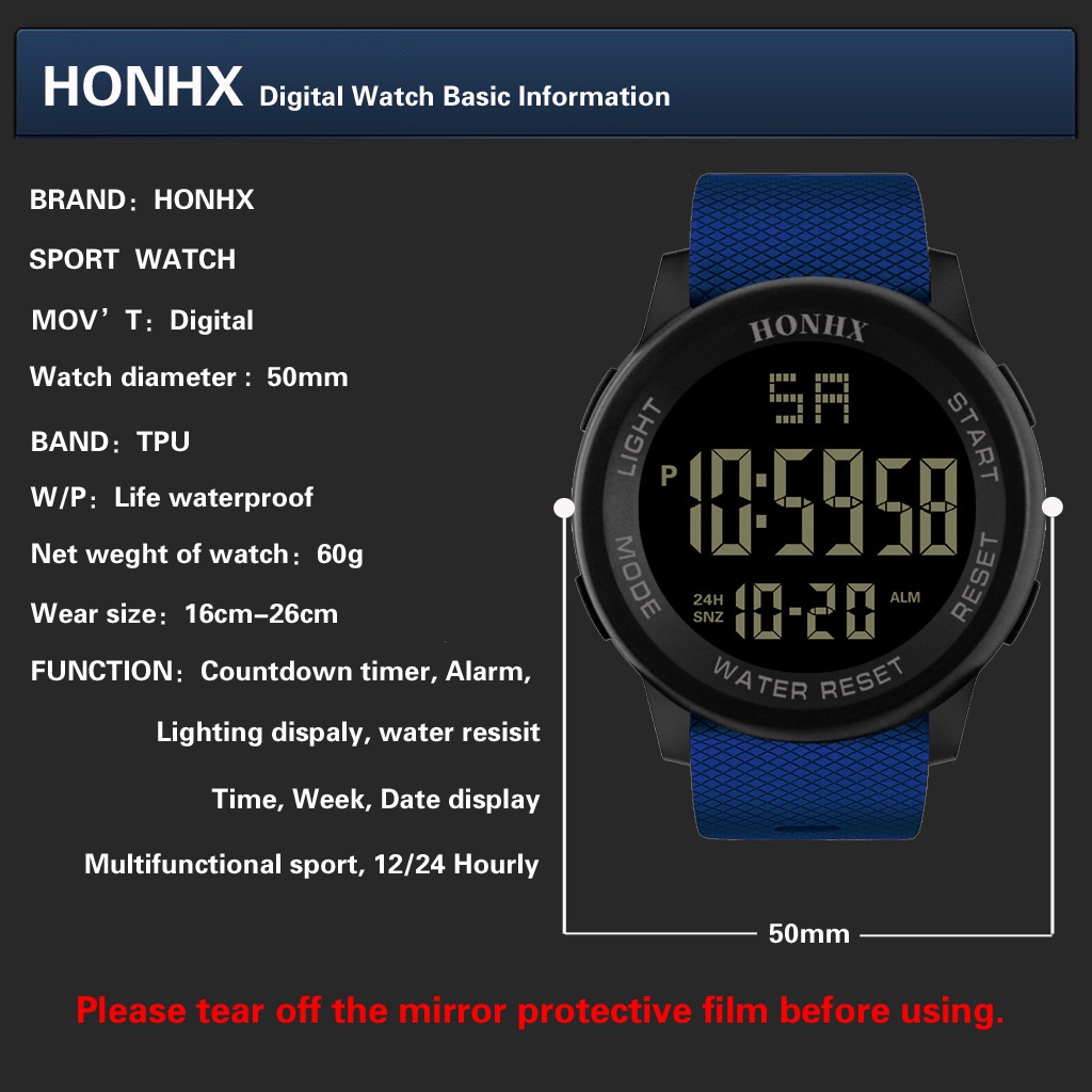 2022 New Style Sports Watch for Men and Women Fashion and Atmosphere ...