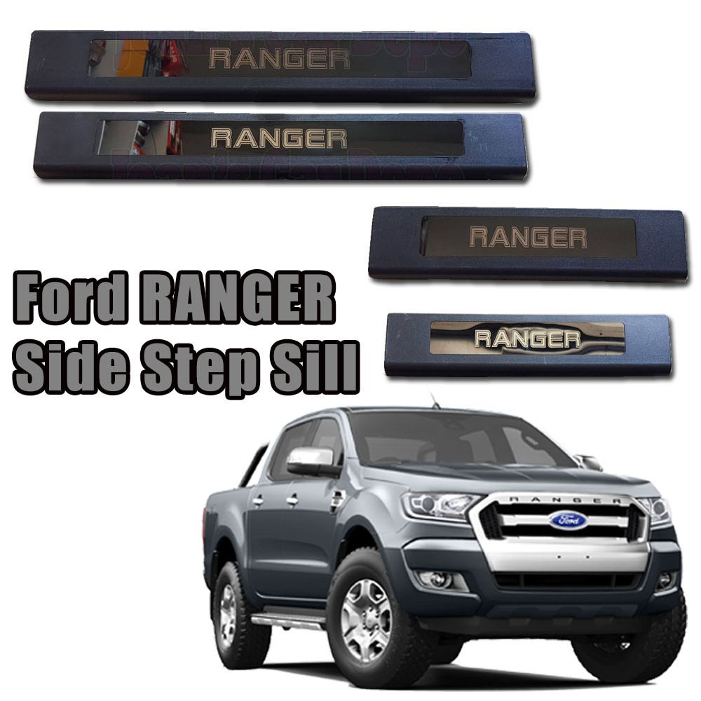 Ford RANGER T7 2017-2021 Door Side Side Step Sill Scuff Plate stepsill ...