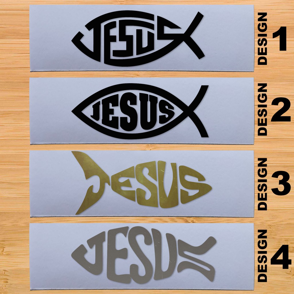 Jesus Fish Logo, vinyl cutout | Shopee Philippines