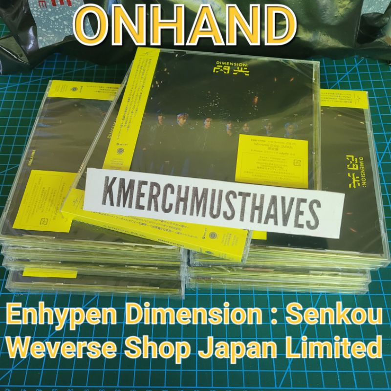 Enhypen Dimension Senkou JP 2nd Single Weverse Shop Japan Limited ...