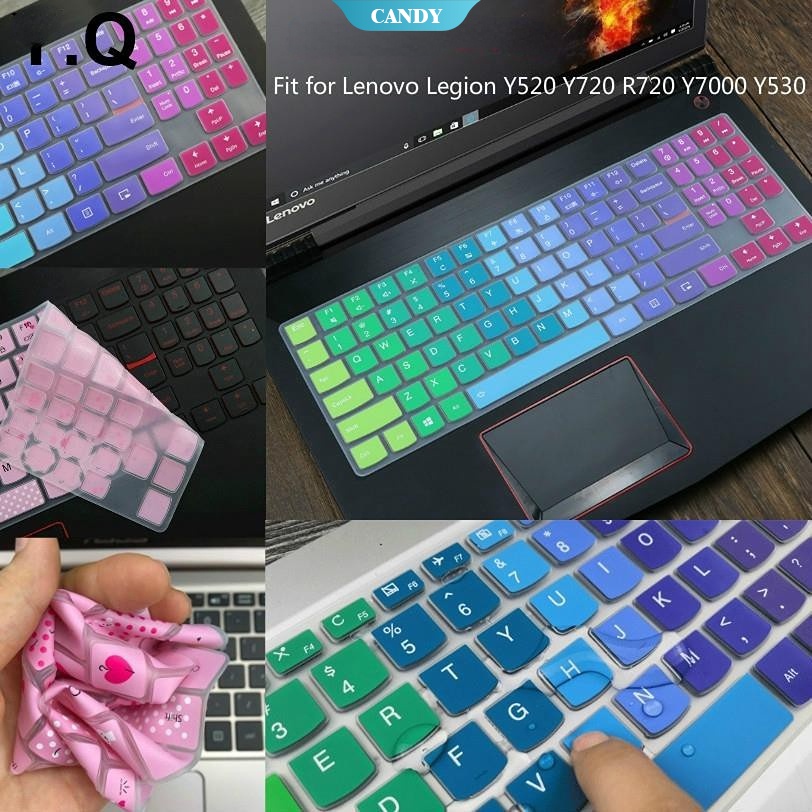 15.6" Laptop Color Silicone Keyboard Case for Lenovo Legion Y520 Y720 ...