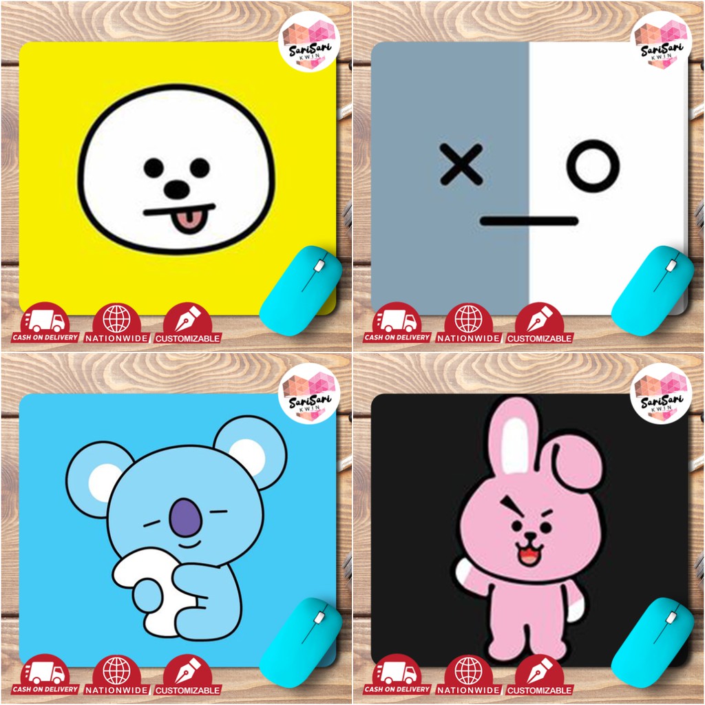 BT21 Solo Mousepad | BT21 Minimalist Mousepad | Shopee Philippines