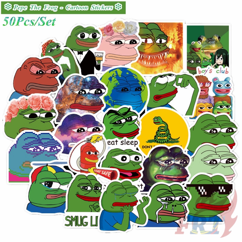 Pepe The Frog Series 01 - Cartoon Stickers 50Pcs/Set Sad Frog ...