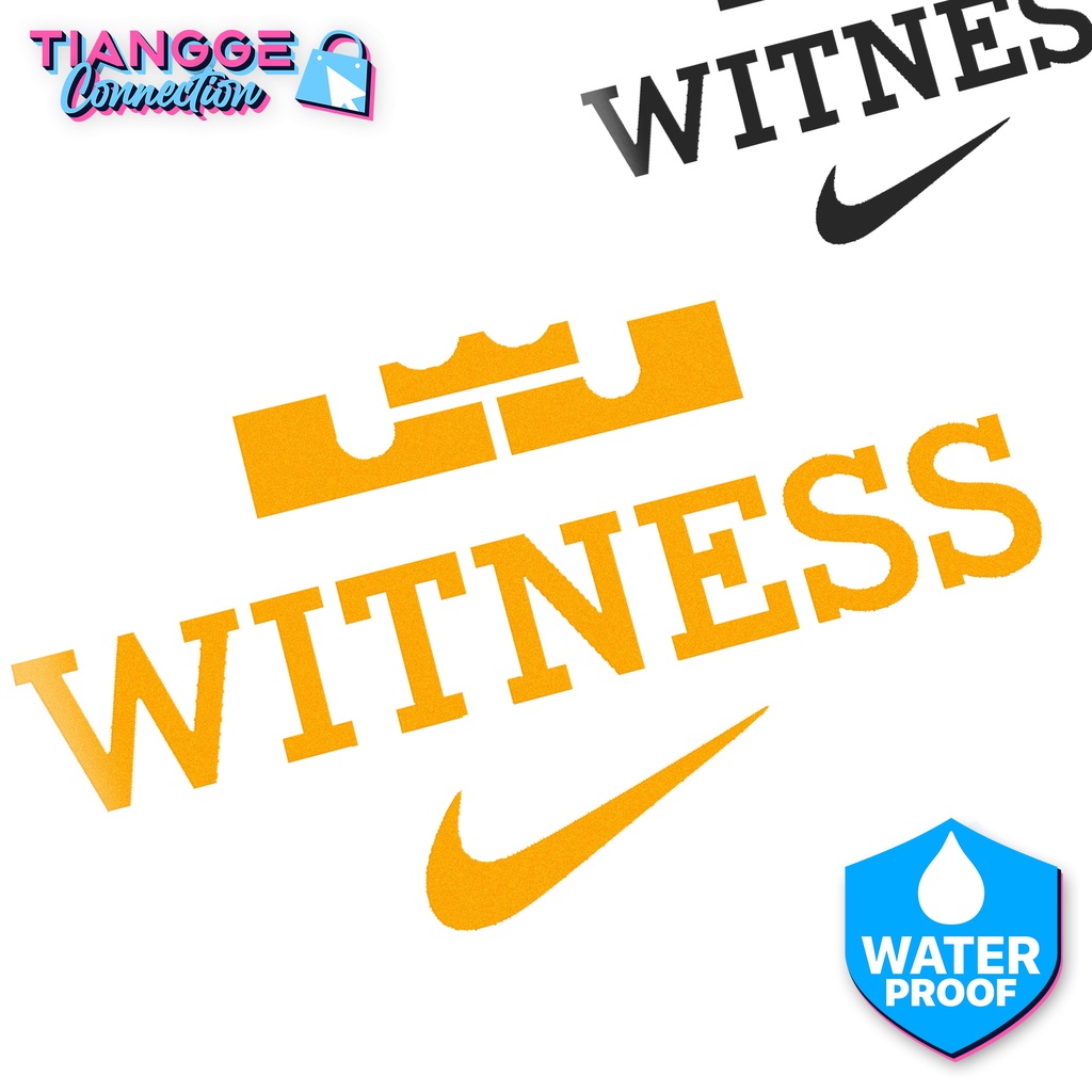 King Lebron James Witness DECAL WATERPROOF for motor, car, cellphone ...