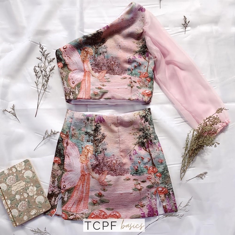 Venus Cut Top & Skirt Terno (IRIDESSA & VIDIA) - TCPF: BASICS | Shopee ...