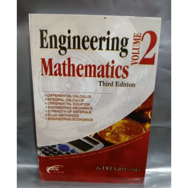 ENGINEERING MATHEMATICS VOL2 BY DIT GILLESANIA | Shopee Philippines