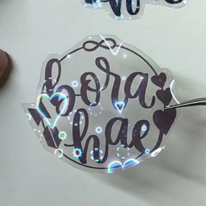 BTS Borahae Transparent Stickers (pls read description) | Shopee ...