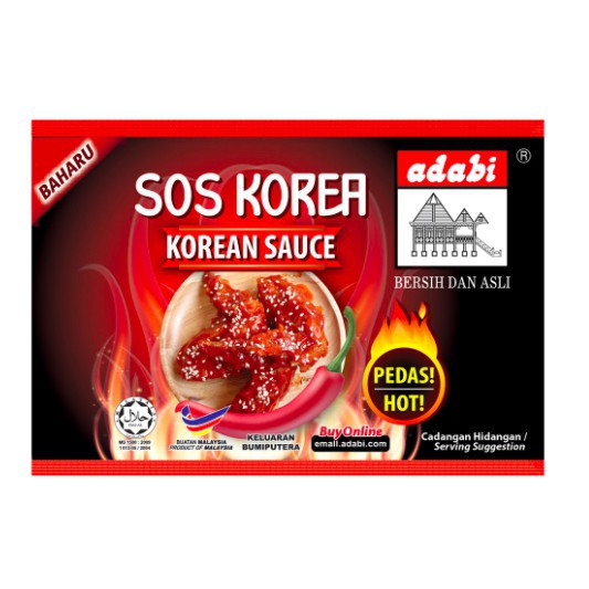 Adabi Spicy Korean Sauce Korean Sauce 60g - HALAL | Shopee Philippines