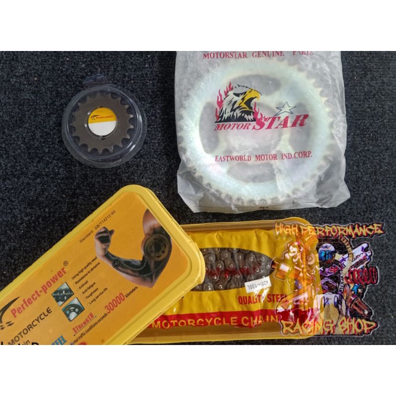 MOTORSTAR z200s z200x z200i | Sprocket Set | Heavy Duty Chain Pinion ...