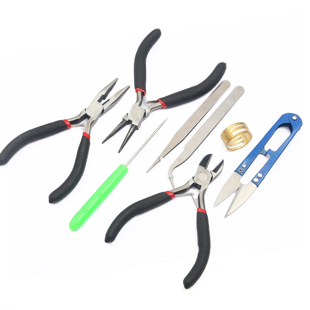 1 Set Jewelry Tools with Plies Scissor Beading Kit for DIY Tool(Pliers ...