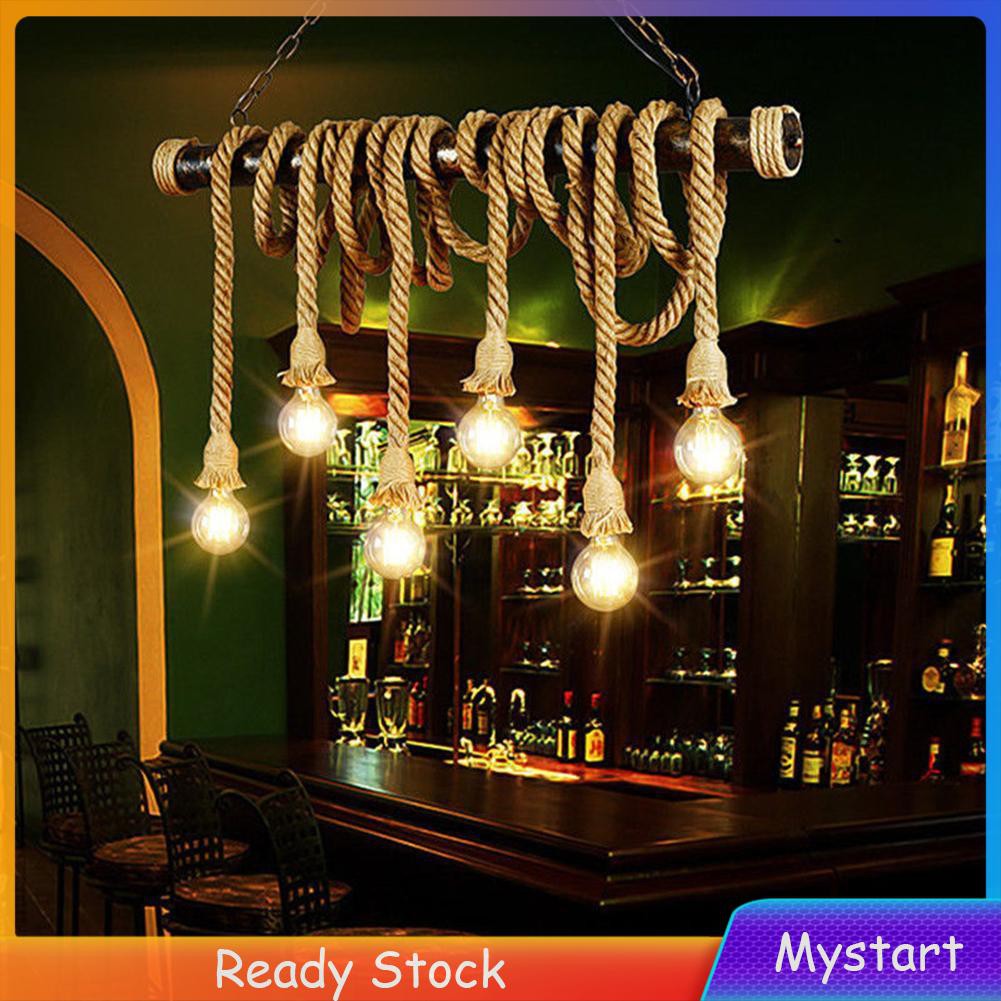 1m 1.5m 220V E27 Vintage Electric Rope Lamp Holder Cord Wire DIY ...