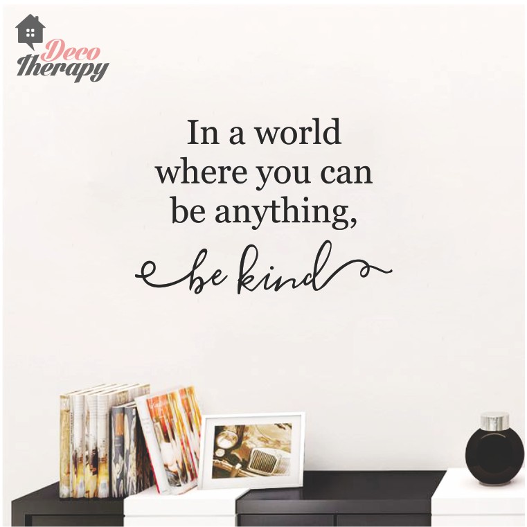 In A World Be Kind Wall Sticker | Shopee Philippines