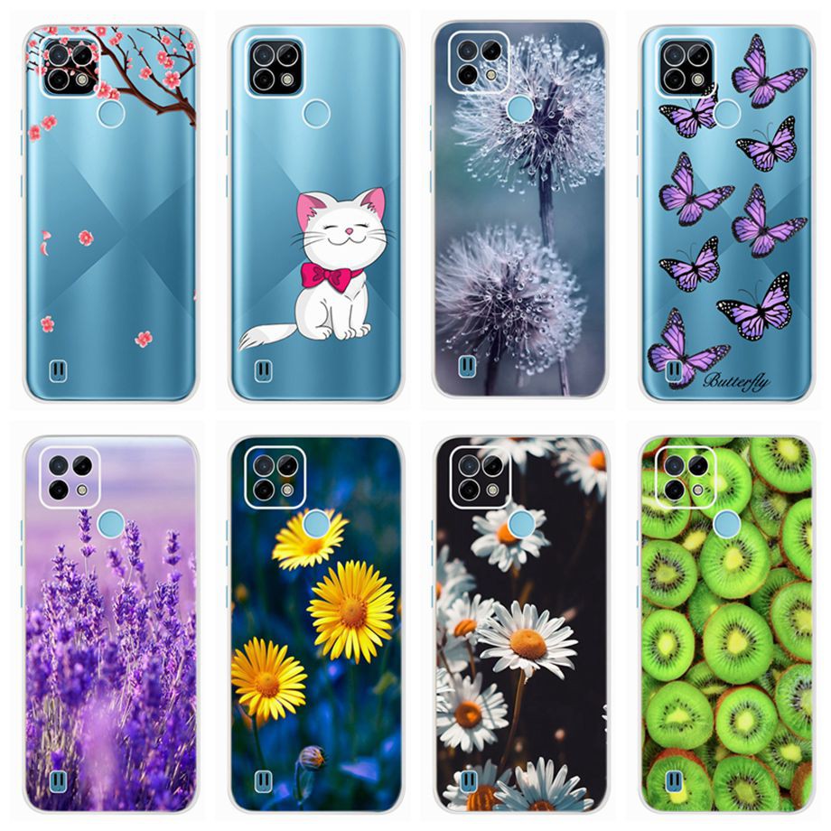 OPPO Realme C21 / C11 2021 Case Silicone TPU Jelly shockproof Phone ...