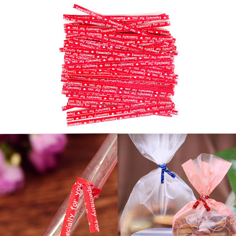 100pcs/set 10cm Kraft Paper Gift Packing Ties DIY Wrapping Twist Ties ...
