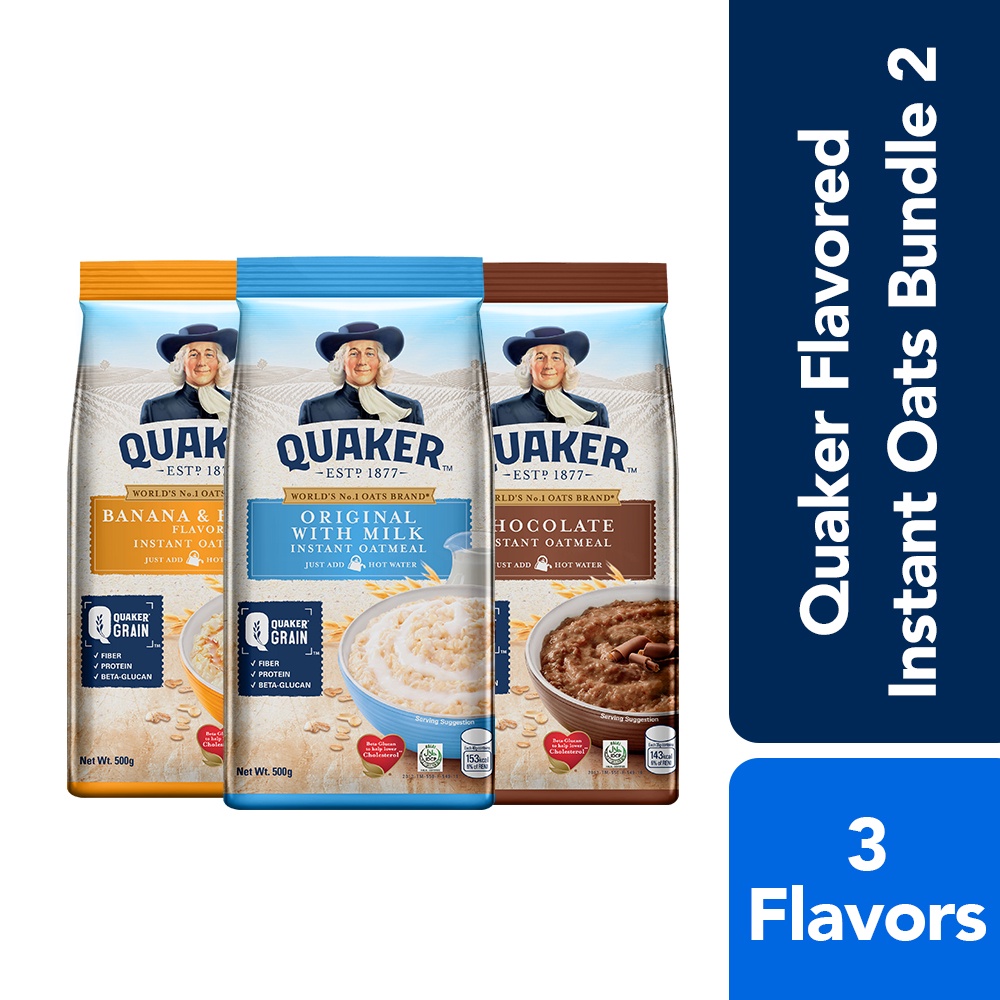 Quaker Flavored Oats Bundle 2 | Shopee Philippines