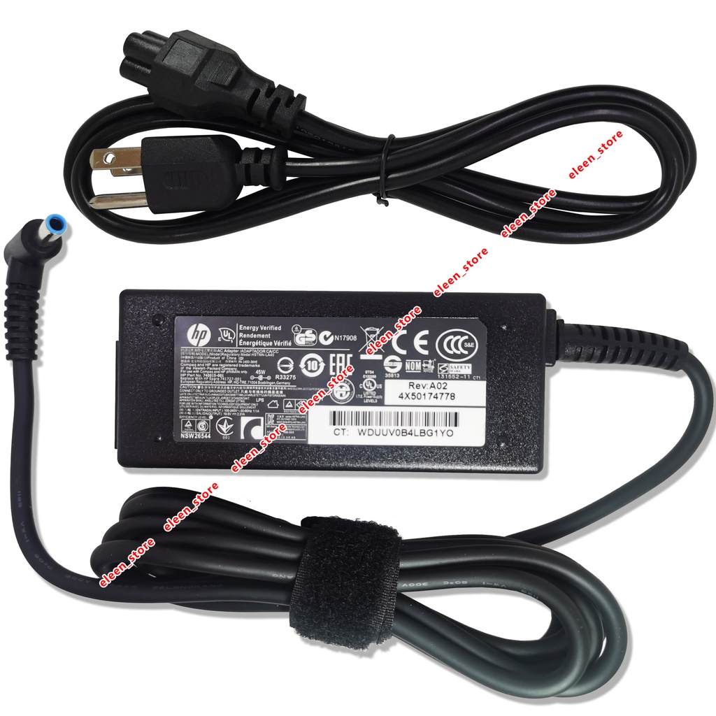 New 19.5V 2.31A 45W Laptop AC Adapter Charger For HP 740015-001 740015 ...