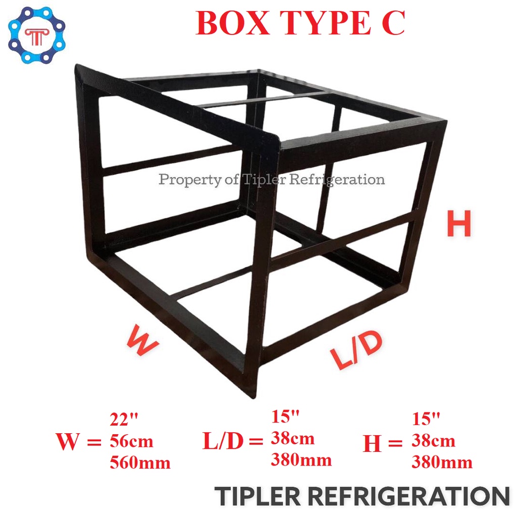 Window Type Aircon Bracket Cage Box Type C (1hp to 1.5hp) for Support ...