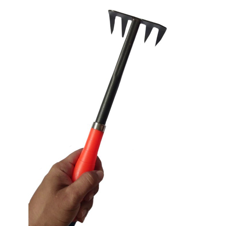 1Pc.Gardening Tools Rake Hand Drag Rake Plastic Handle (B) | Shopee ...