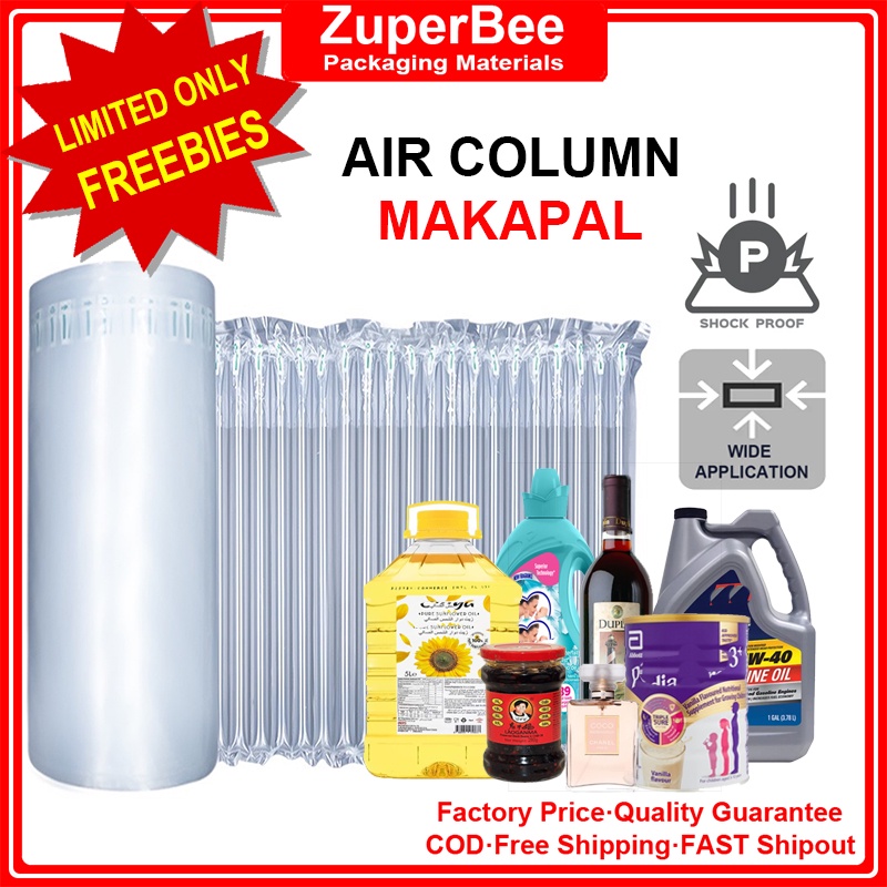 50meters Air Column Bubble Wrap Roll Packaging Air Tube Cushion ...