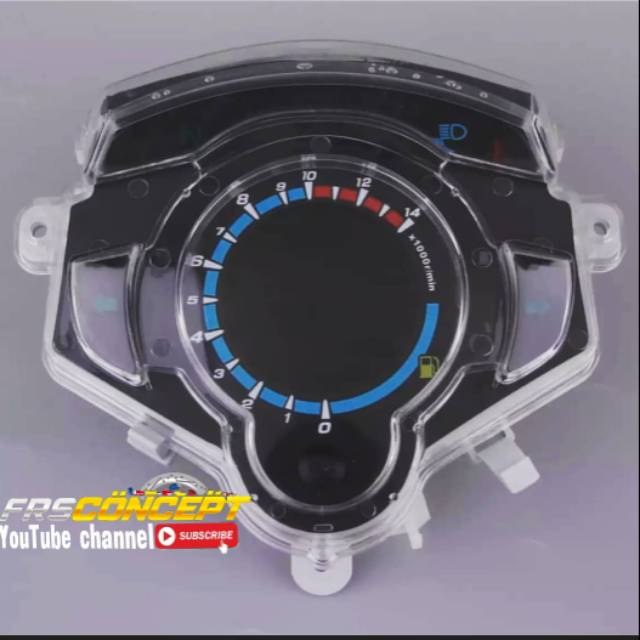 Speedometer Yamaha Jupiter mx 135 new digital color speedometer ...