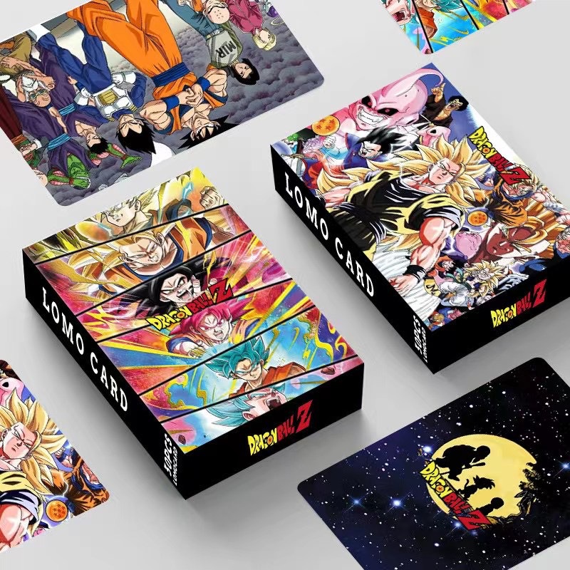 Anime Dragon Ball Photocard Double-sided Color Printing Lomo Card 30pcs ...