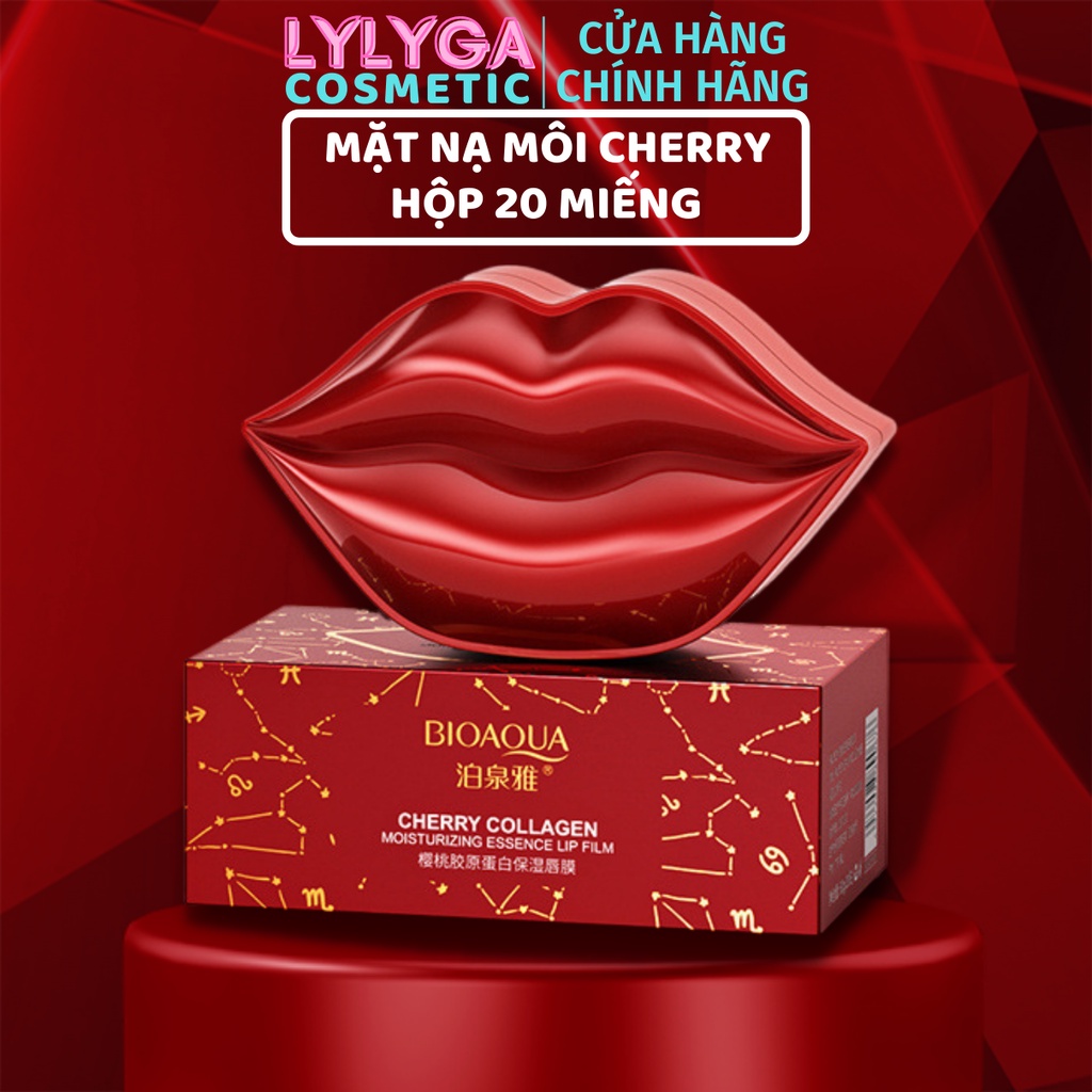 BIOAQUA CHERRY lip mask 60g Box of 20 pieces, sleeping mask for lips at ...