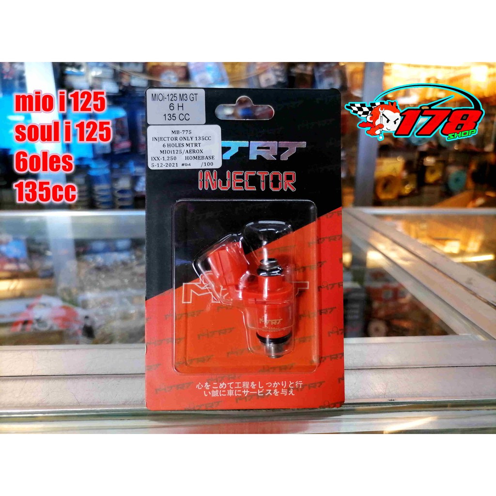 MTRT injector mio i 125 mio soul i 125 135cc 6holes | Shopee Philippines