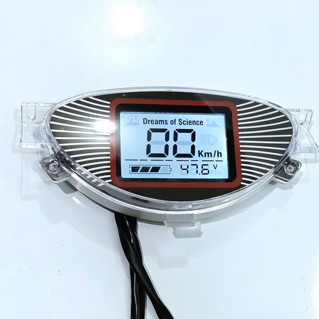 ebike digital indicator configurable from 48-72volts, splash proof, universal version, high ...