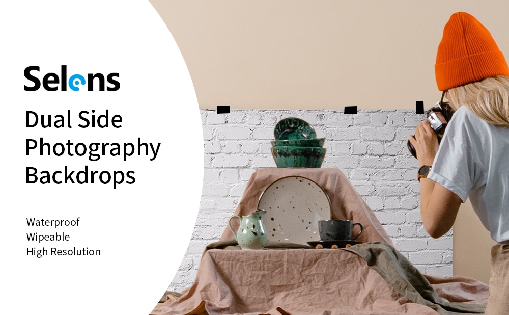 Selens INS Background Wallpaper 57x87cm Double-Sided Photo Shoot ...