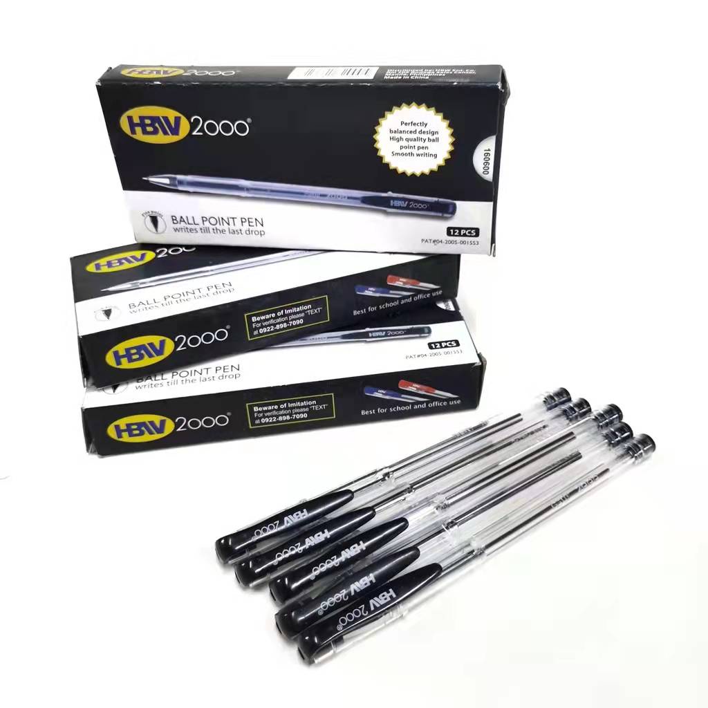 HBW 2000 ballpen（12pcs） school supplies / Ball point pen 12pcs black ...