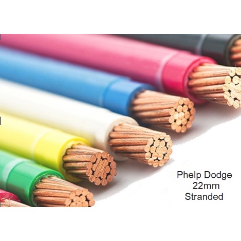 Phelps Dodge THHN Wire 22mm/AWG 4 Stranded (PRE CUT) Electrical Wires ...