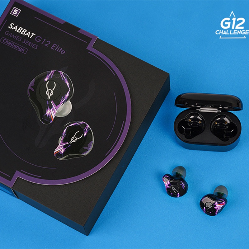 Sabbat G12 Elite TWS True Wireless Earphones Bluetooth 5.0 Gaming Music Low Latency Subwoofer ...
