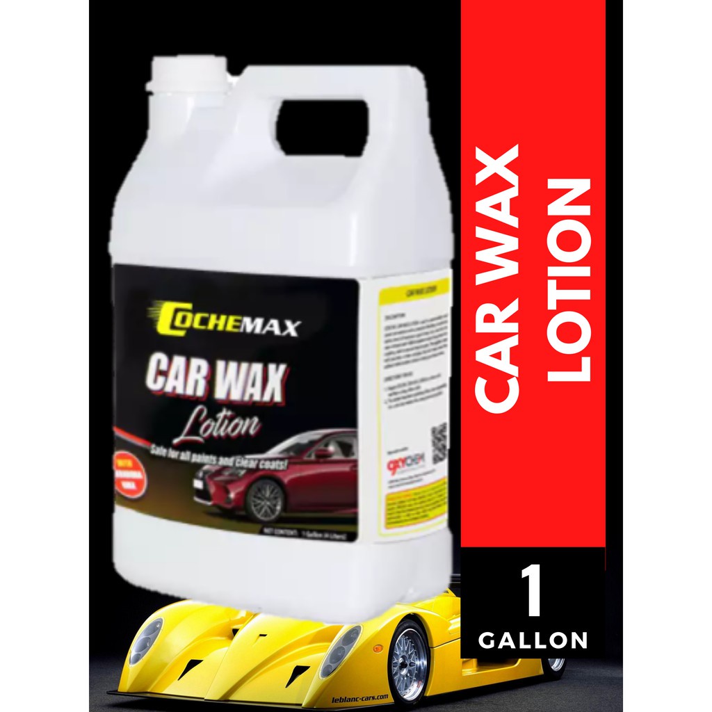 Cochemax Car Wax 1 Gallon (Premium Lotion Auto Polish Shine Detailing ...