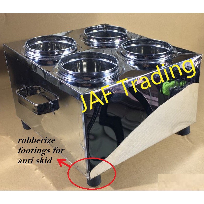 BASIC Stainless Basic 4-hole Spoon Fork Utensil Heater Sterilizer caddy ...
