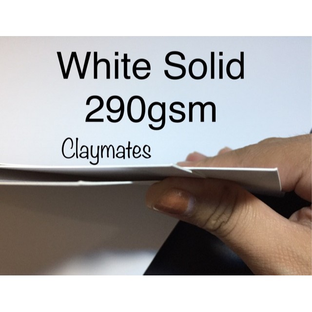 White Solid Board Paper | Shopee Philippines