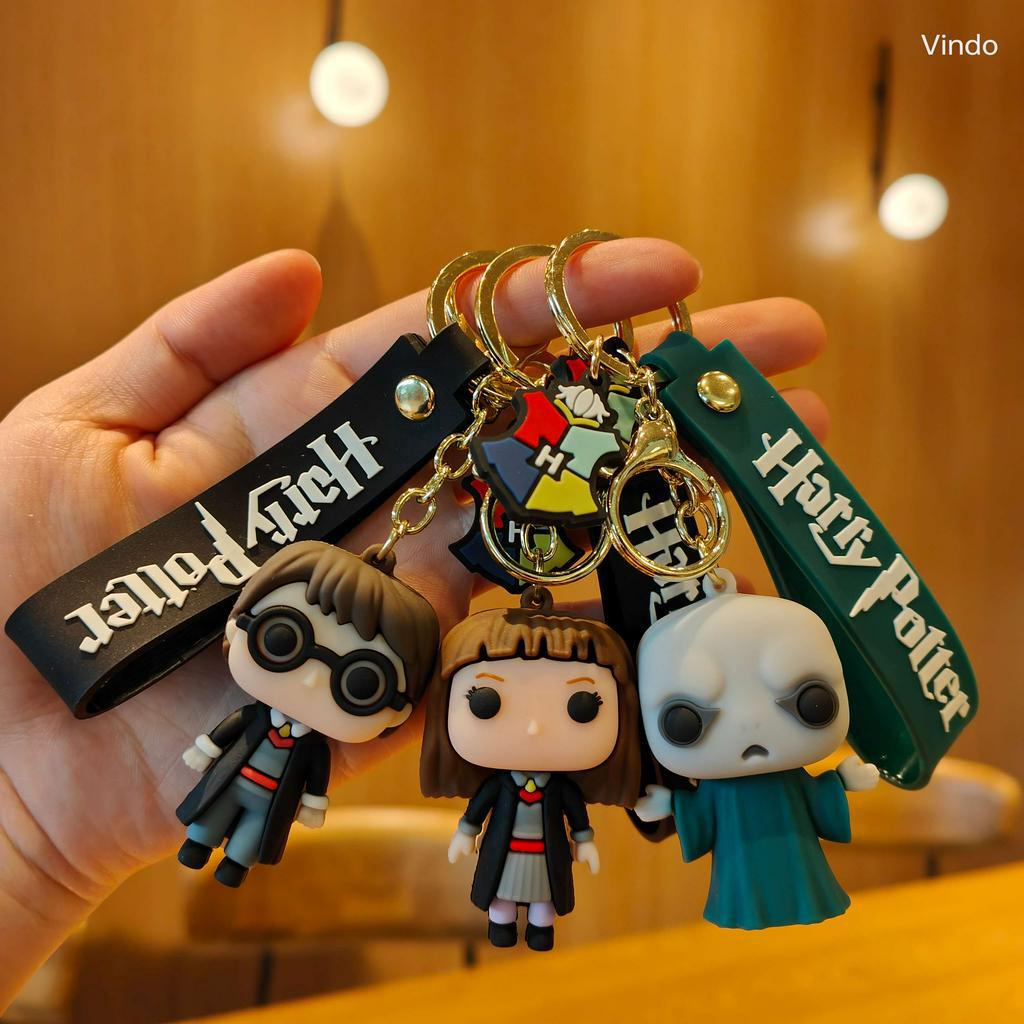 New Cartoon Wizard Voldemort Doll Keychain Student Backpack Pendant ...