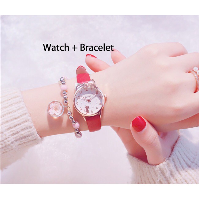 Watch for kids girls boys Student Relo Children Wrist watches Cat Ears ...