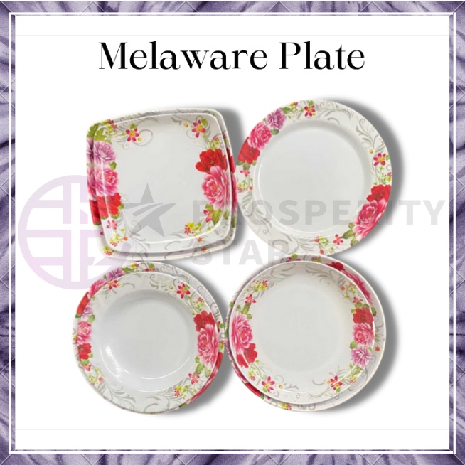 PROSPERITY STAR [6PCS] Melamine PlatesI Melamine Ware Top Standard ...