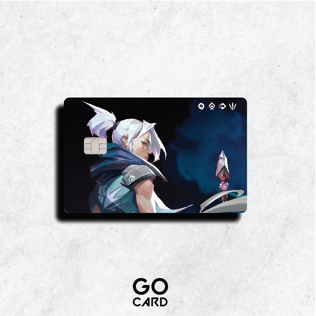 Valorant ATM Card Sticker Hologram Chip Emoney Flazz Sticker | Shopee ...