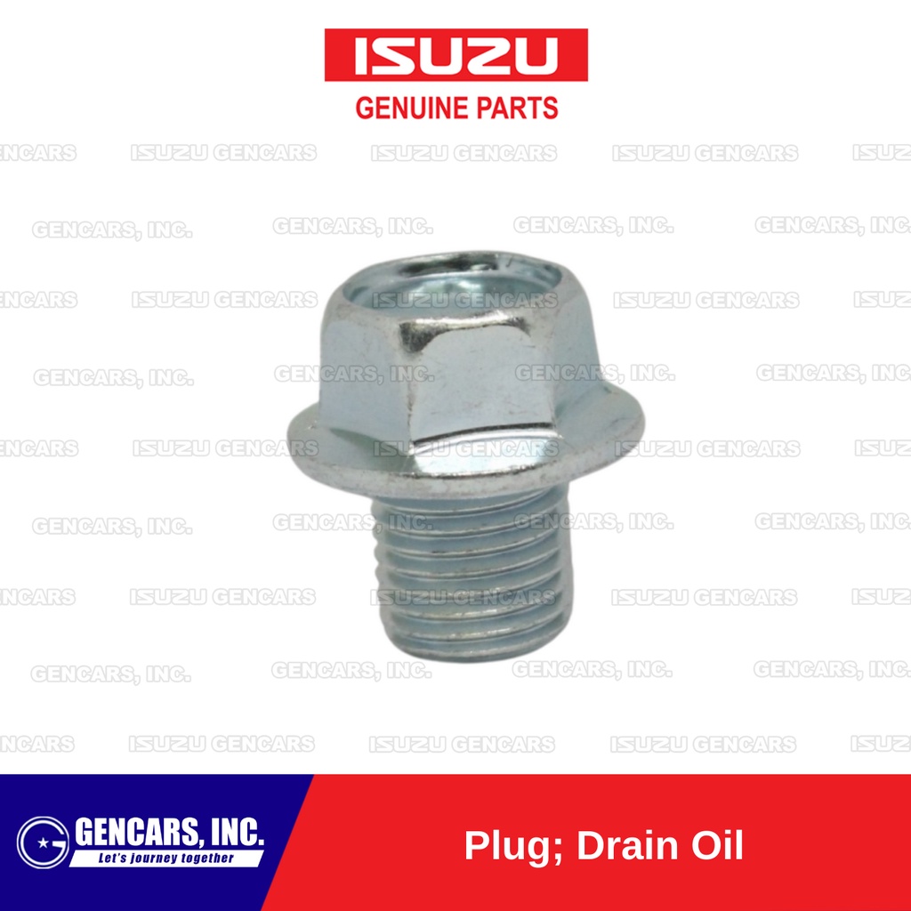 Isuzu Plug Drain Oil Pan Engine Dmax/Mux/Alterra(8-97329621-0) (Genuine ...
