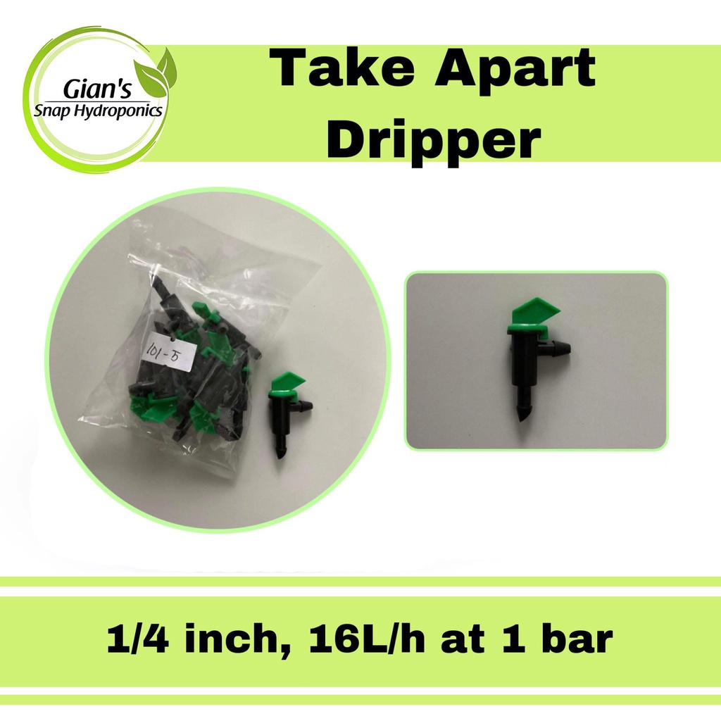 Micro Tubing Irrigation Fittings Take Apart Dripper (5 pcs per order ...