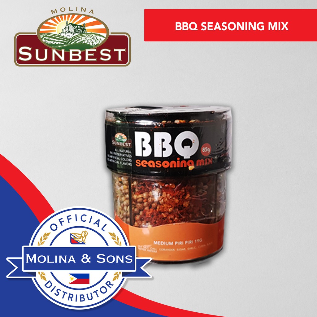 Sunbest BBQ Seasoning Mix 85g | Shopee Philippines