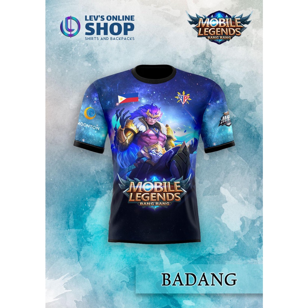 Mobile Legends ML Shirt - Badang - Excellent Quality Full Sublimation T ...