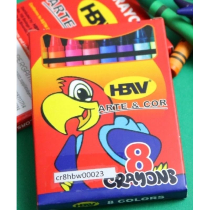 HBW Crayon 8 colors 16 colors 24 colors | Shopee Philippines