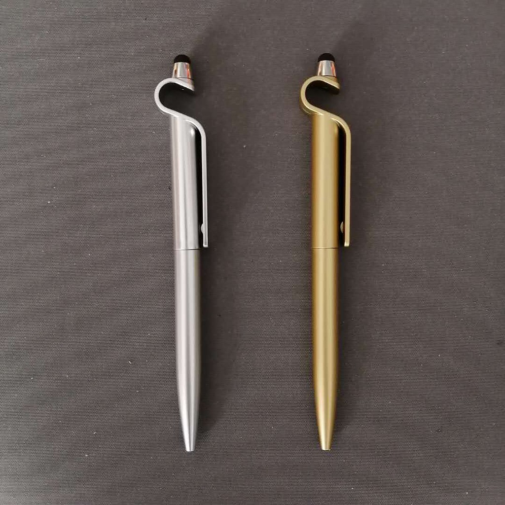 (5pcs)Ballpen With Phone Holder silver & gold For Sticker / Laser ...